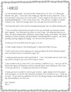 Back To School Welcome Packet Essentials | Making The Basics Fun