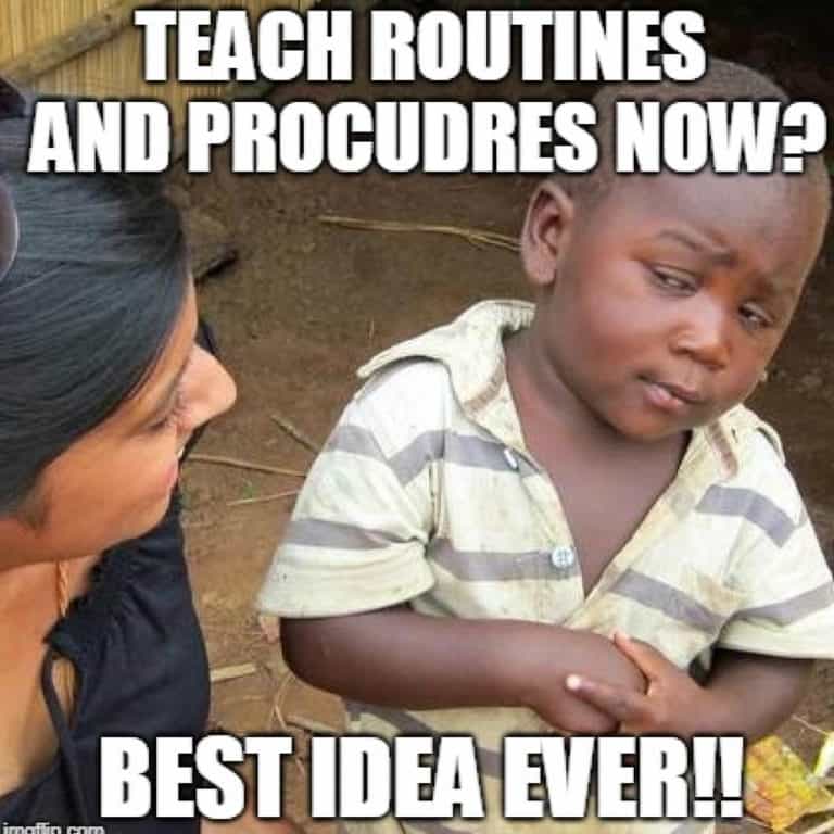 38 Routines And Procedures You Must Teach Your Students | Making The ...