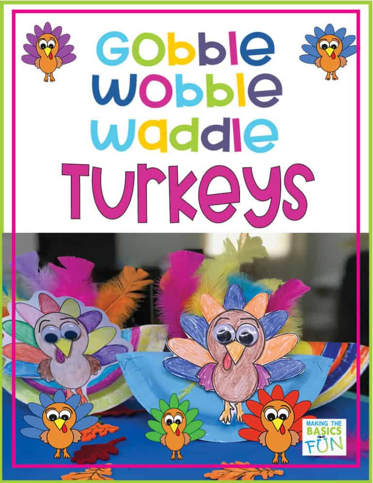 Unique Gobble, Wobble, Waddle Thanksgiving Turkey Craft - Making The ...
