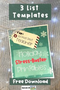 3 Hacks To Stop Holiday Teacher Stress | Making The Basics Fun