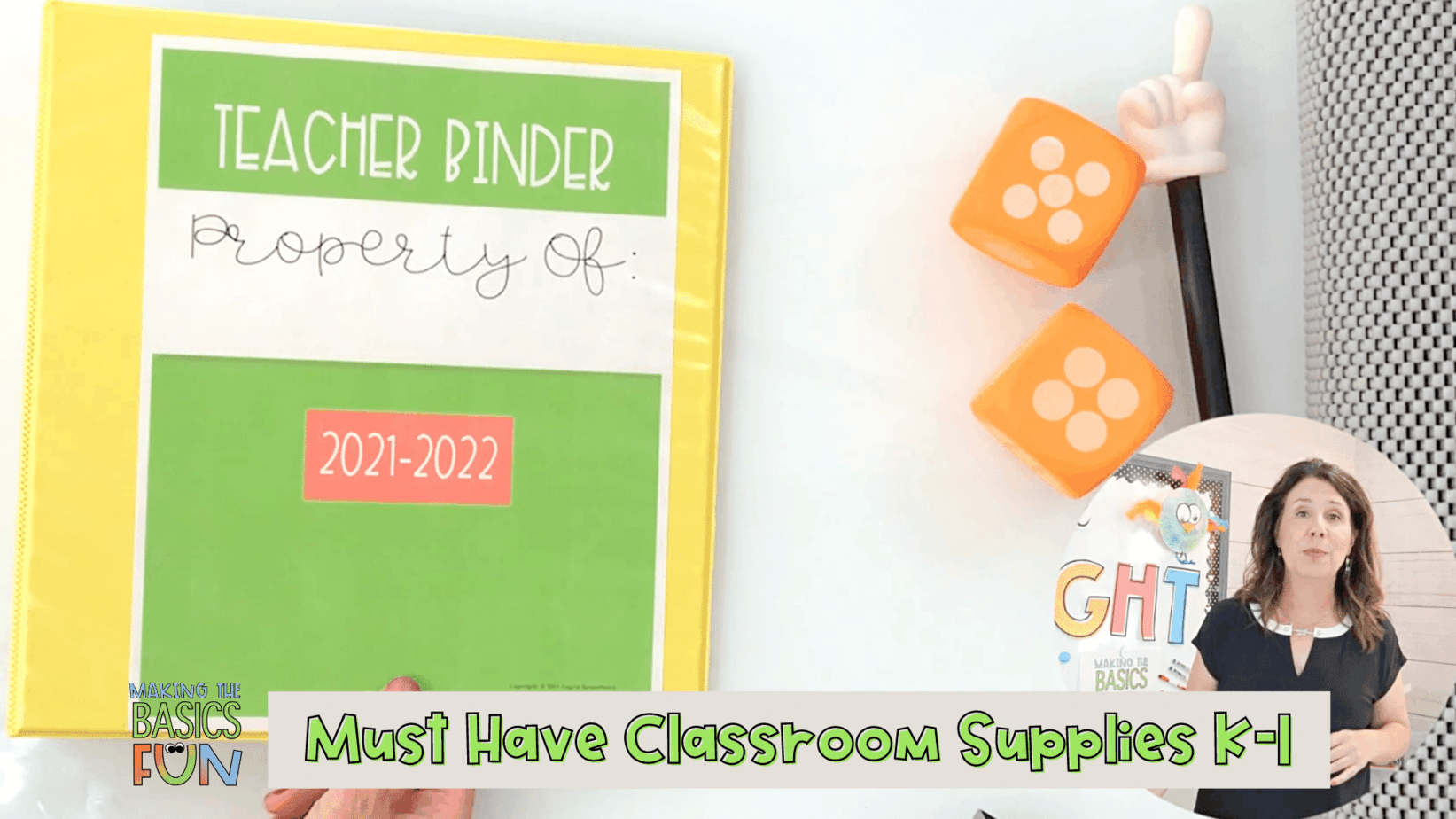 Classroom Supplies For K-1 | Making The Basics Fun